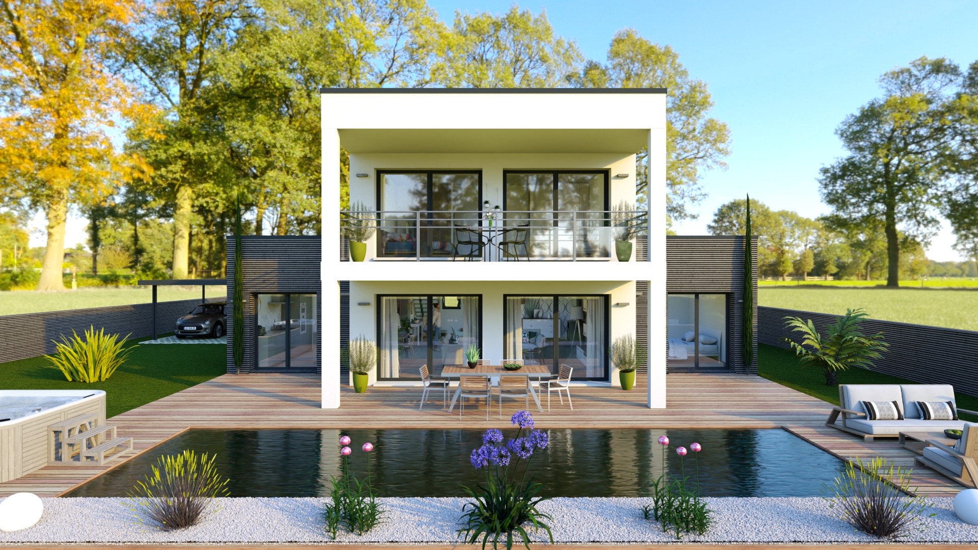 Modèle de maison individuelle - Pin - Demeures Côte Argent
