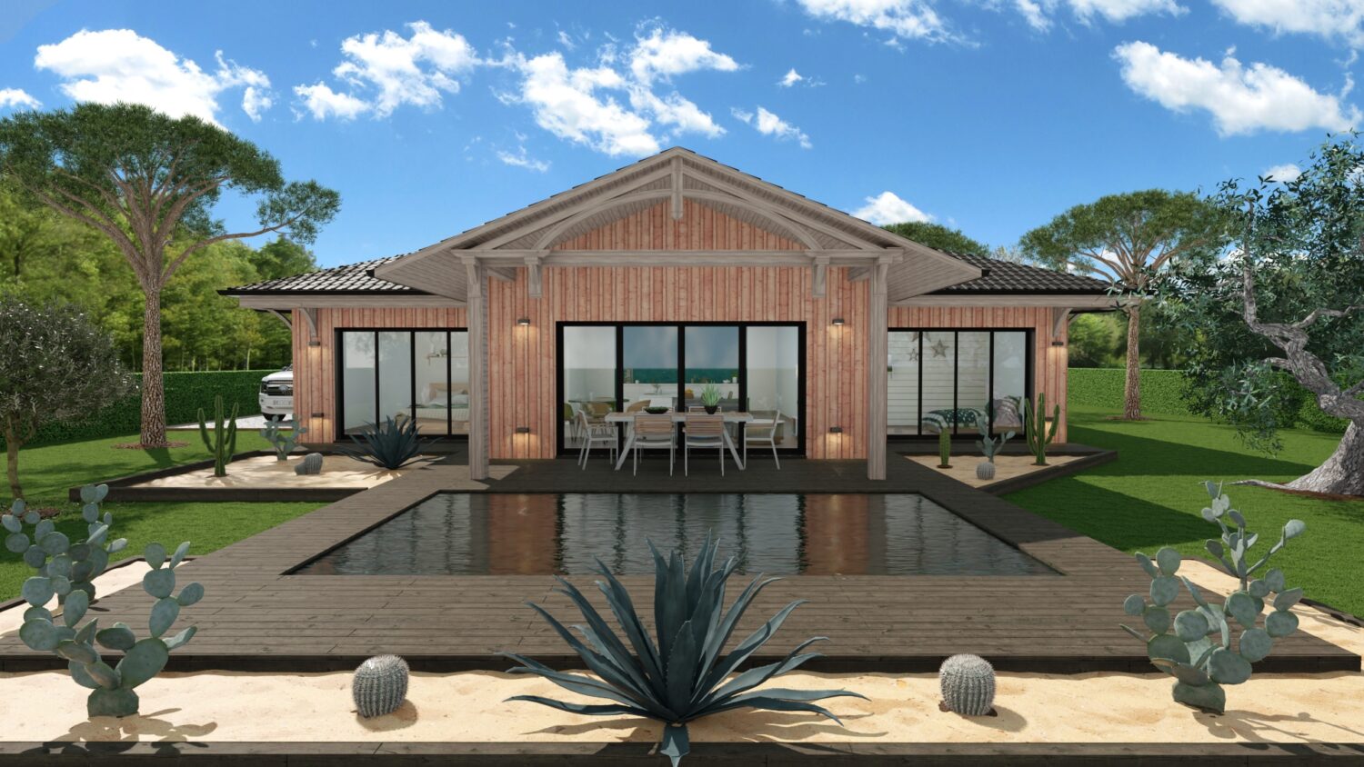 Modèle de maison individuelle - Pin - Demeures Côte Argent