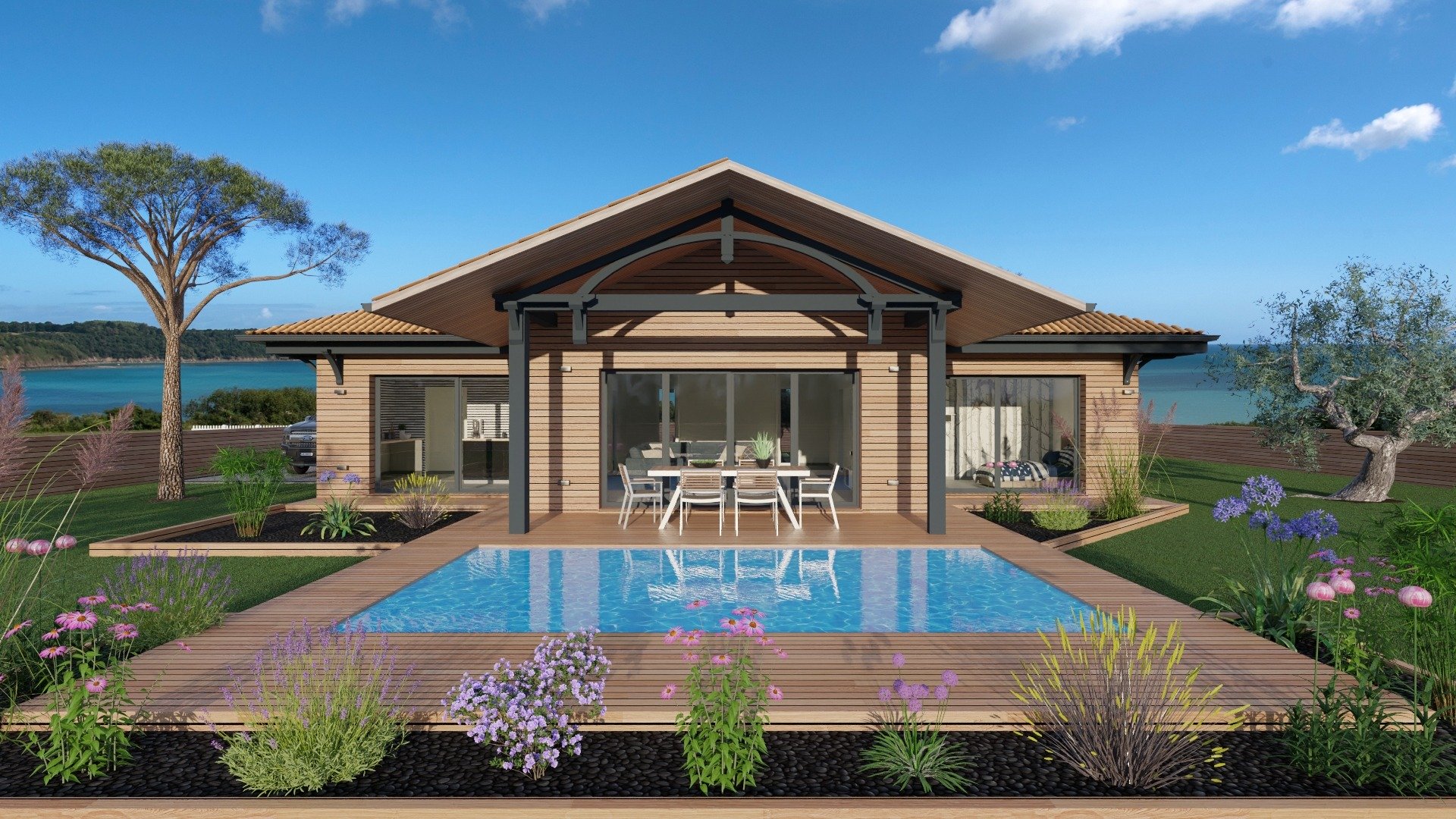 Modèle de maison individuelle - Pin - Demeures Côte Argent